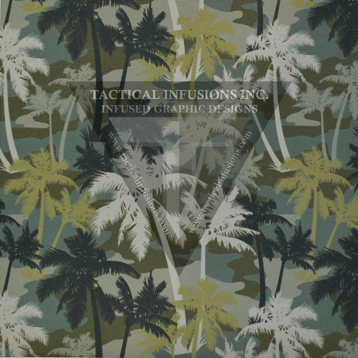 Palm Tree Camo on Light Grey .080