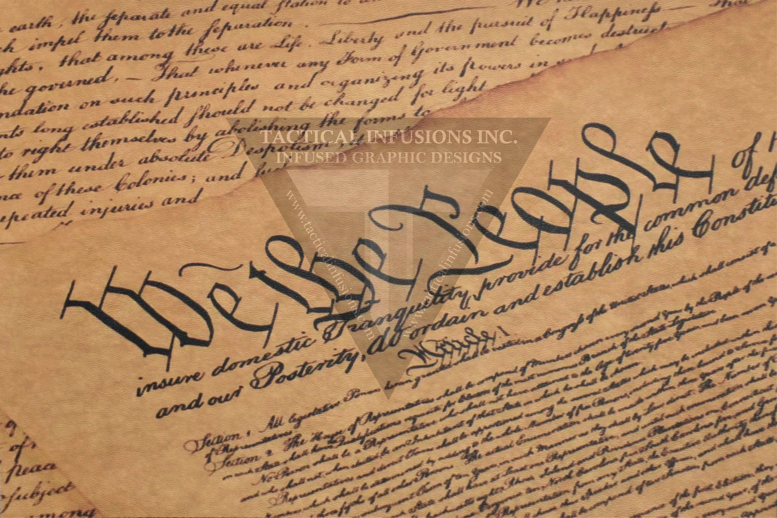 Constitution Parchment on Desert Tan .080"