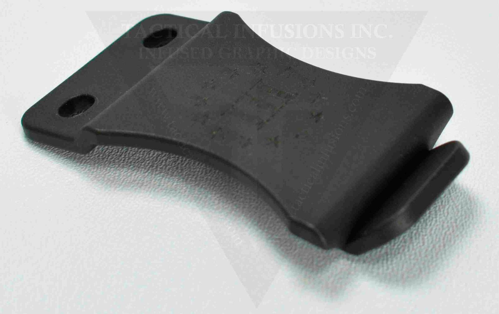 Fold Over Clips Engraved