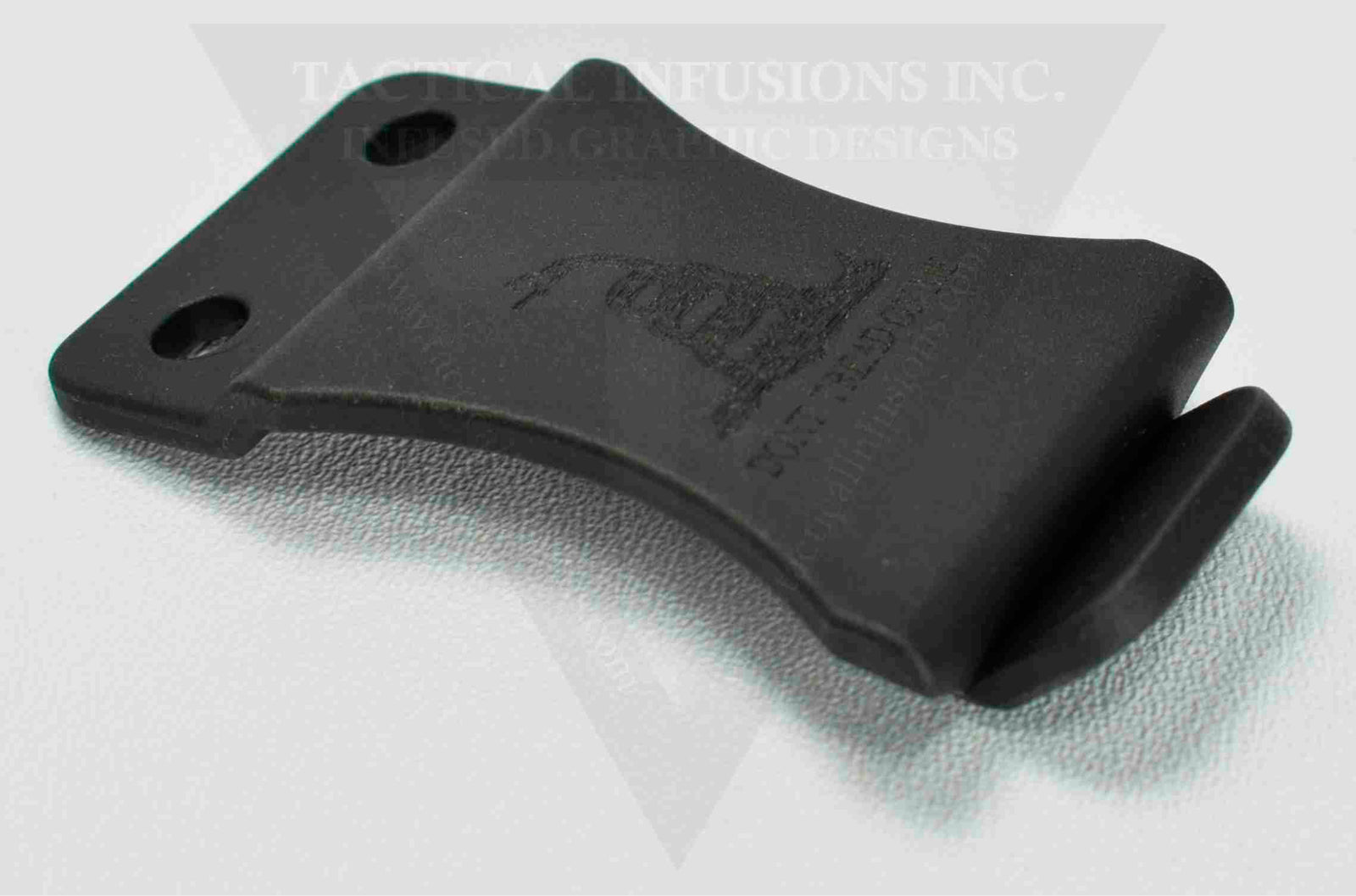 Fold Over Clips Engraved