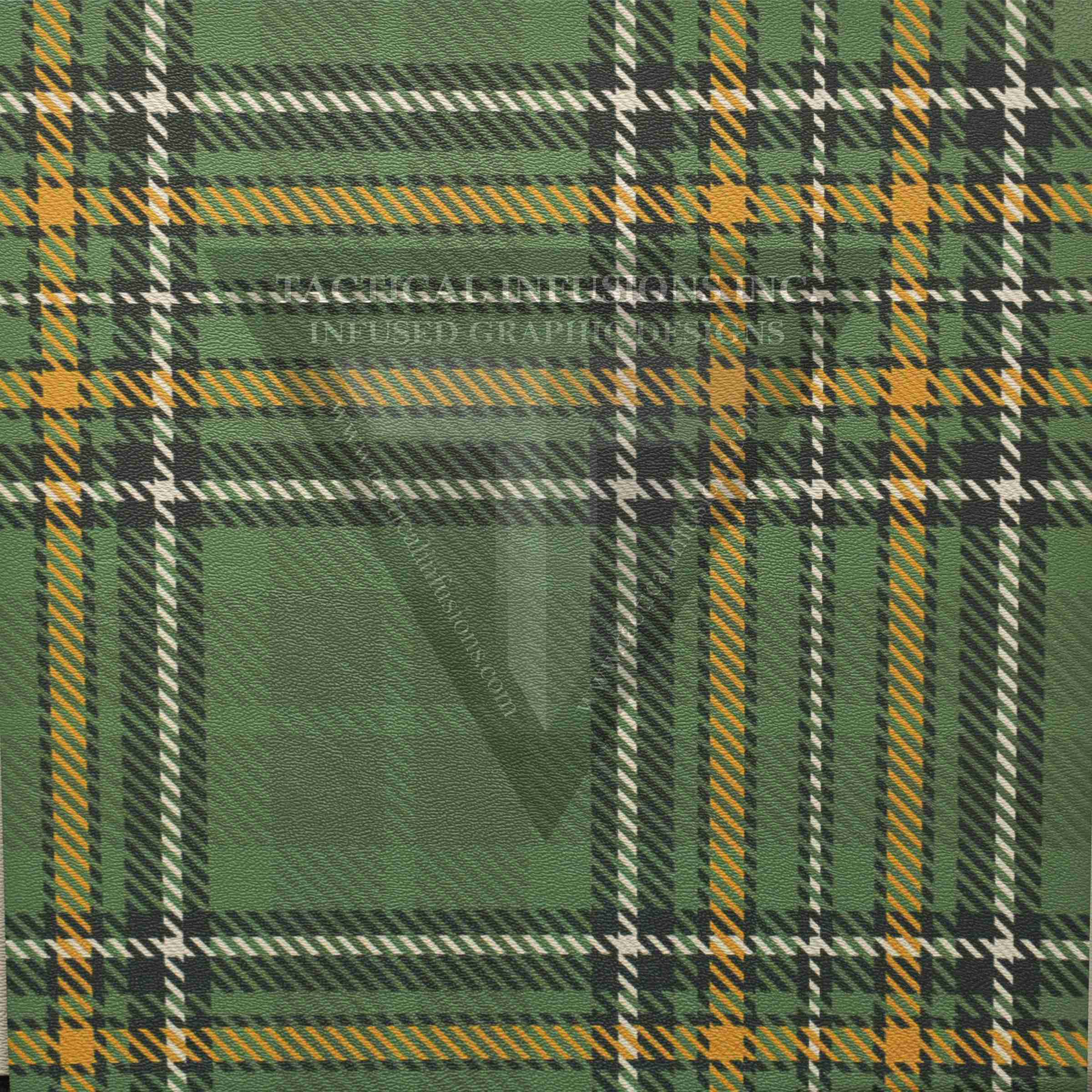 Green Plaid on White .080"