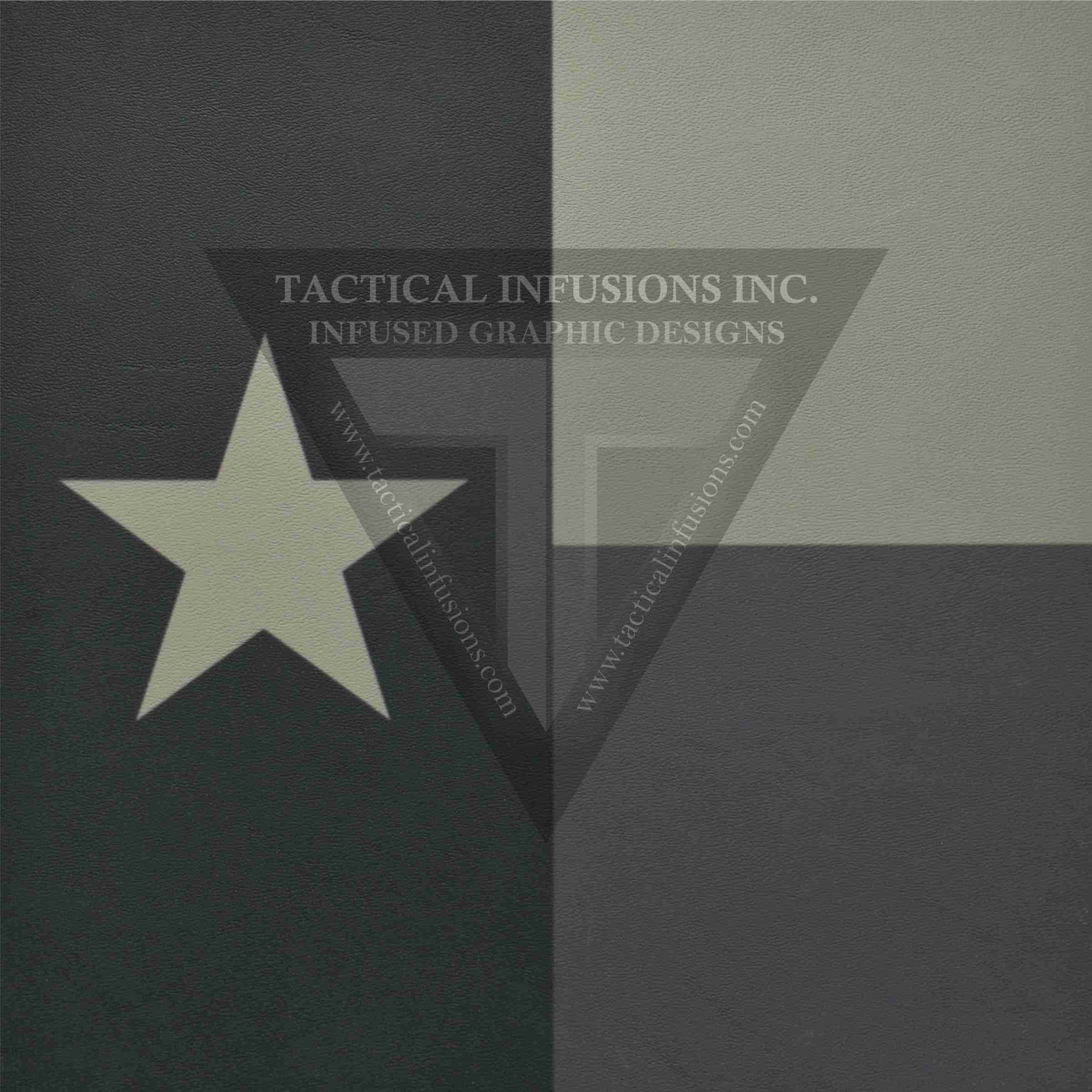 Texas Flag Subdued on Light Grey .080