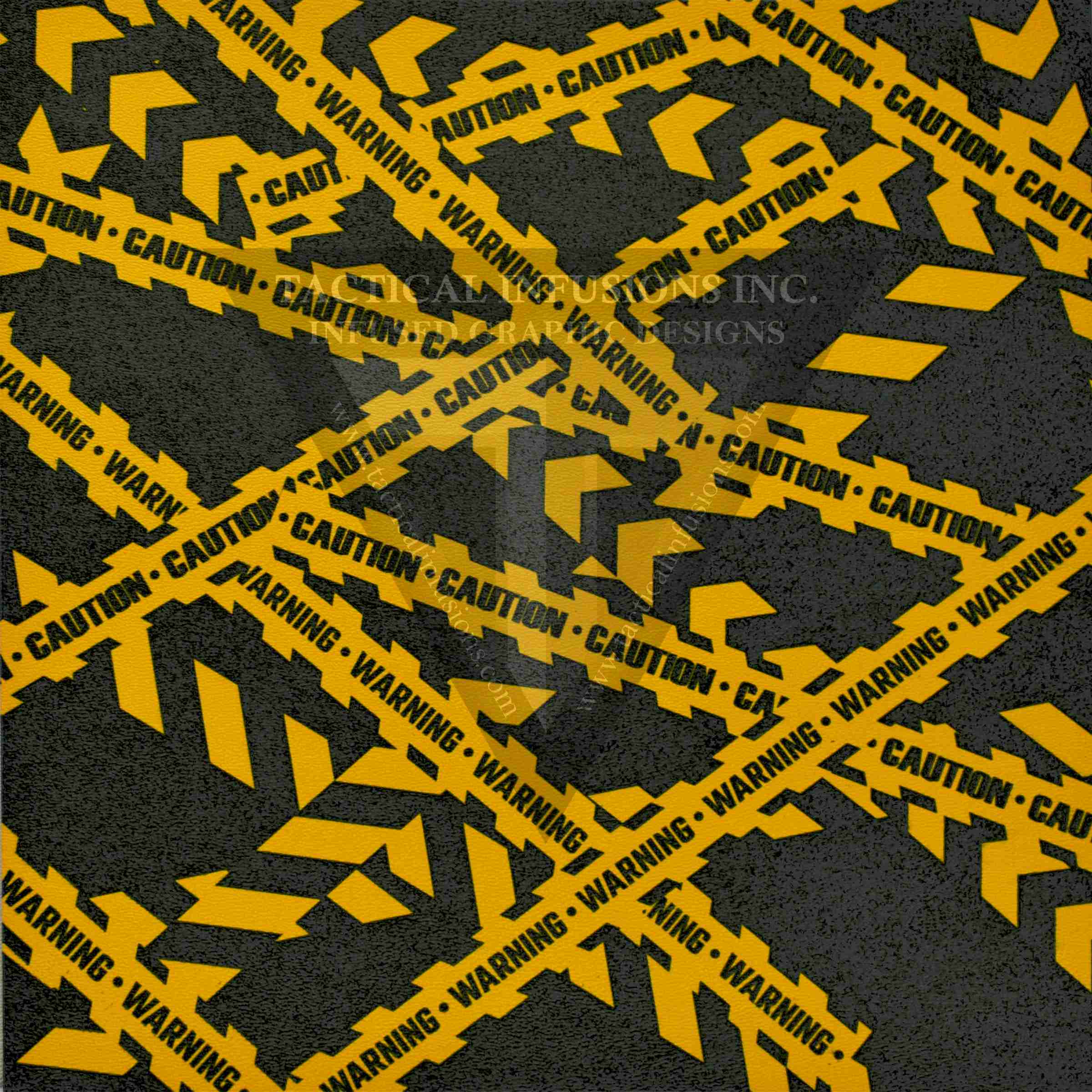 Warning/Caution Pattern on Mustard Yellow .080"